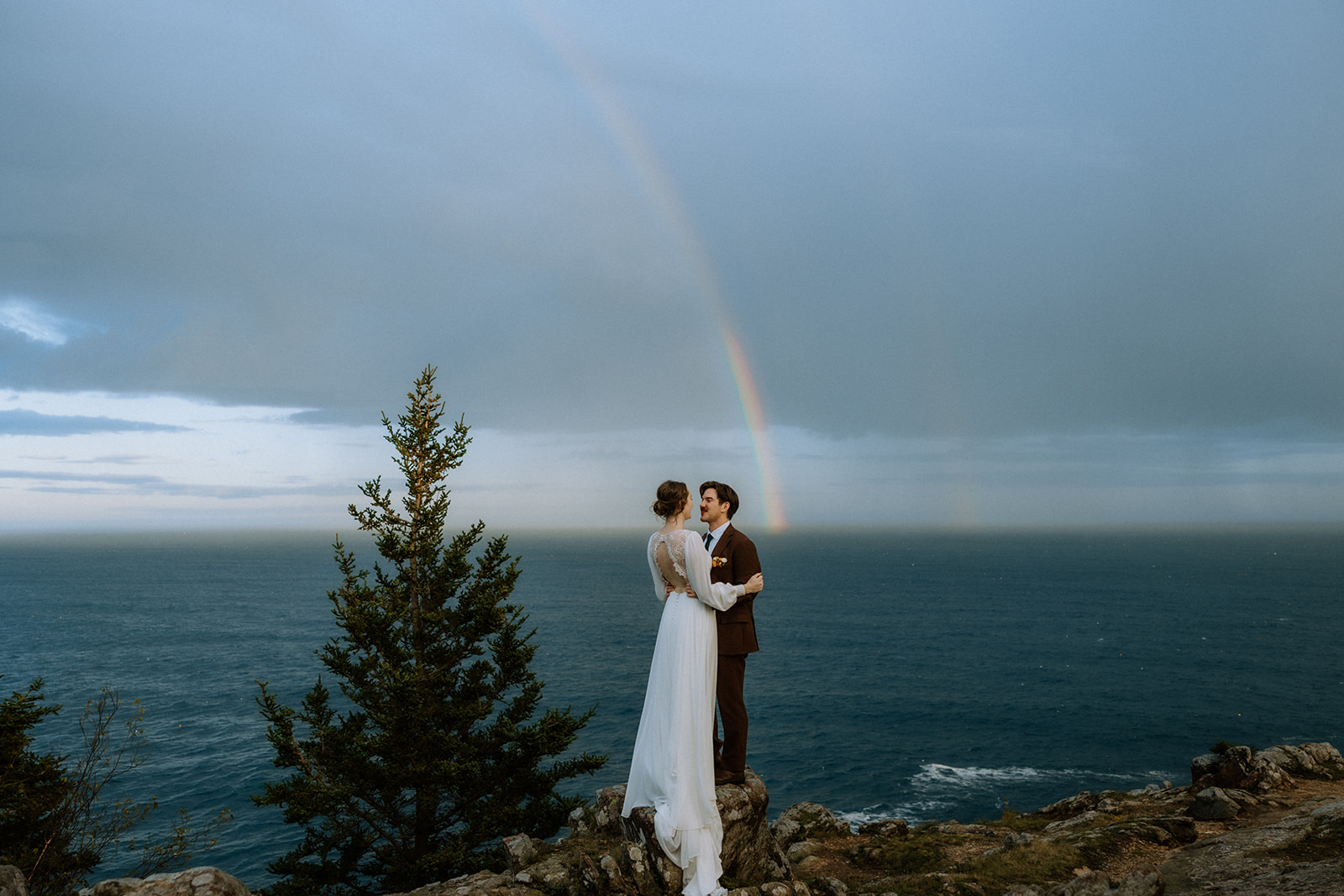 Intimate Acadia National Park Elopement by the Sea | Rendezvous Elopements | Matt & Amy ...