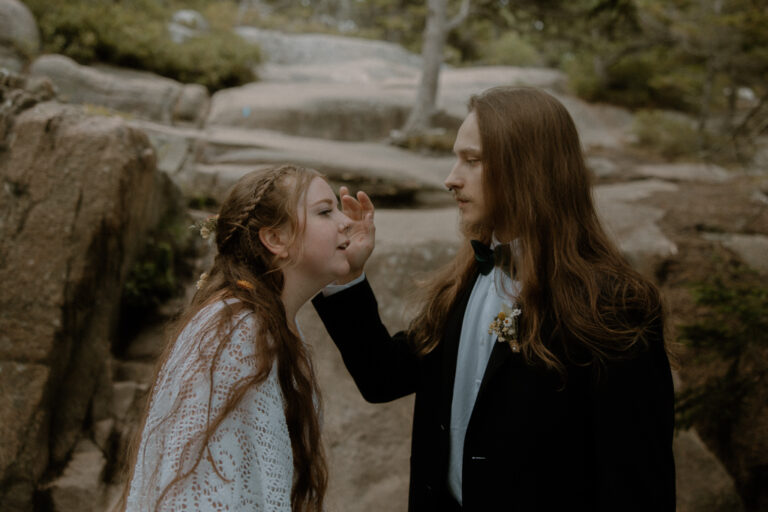Sand Beach Elopement in Acadia National Park | Rendezvous Elopements ...