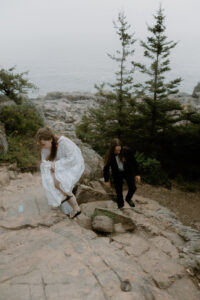 Sand Beach Elopement in Acadia National Park | Rendezvous Elopements ...