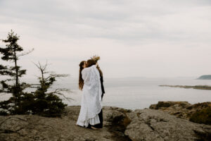 Sand Beach Elopement in Acadia National Park | Rendezvous Elopements ...