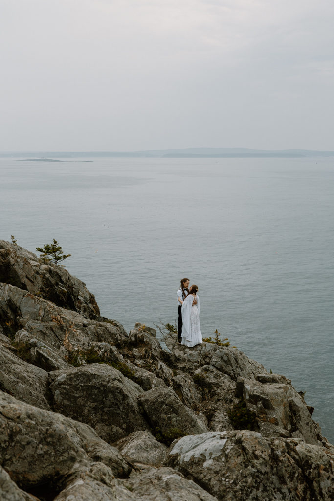 Sand Beach Elopement in Acadia National Park | Rendezvous Elopements ...