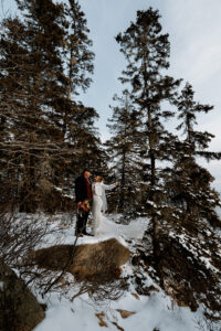 Winter Elopement in Acadia National Park | Rendezvous Elopements ...