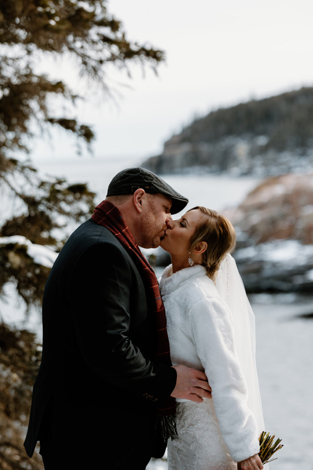 Winter Elopement in Acadia National Park | Rendezvous Elopements ...