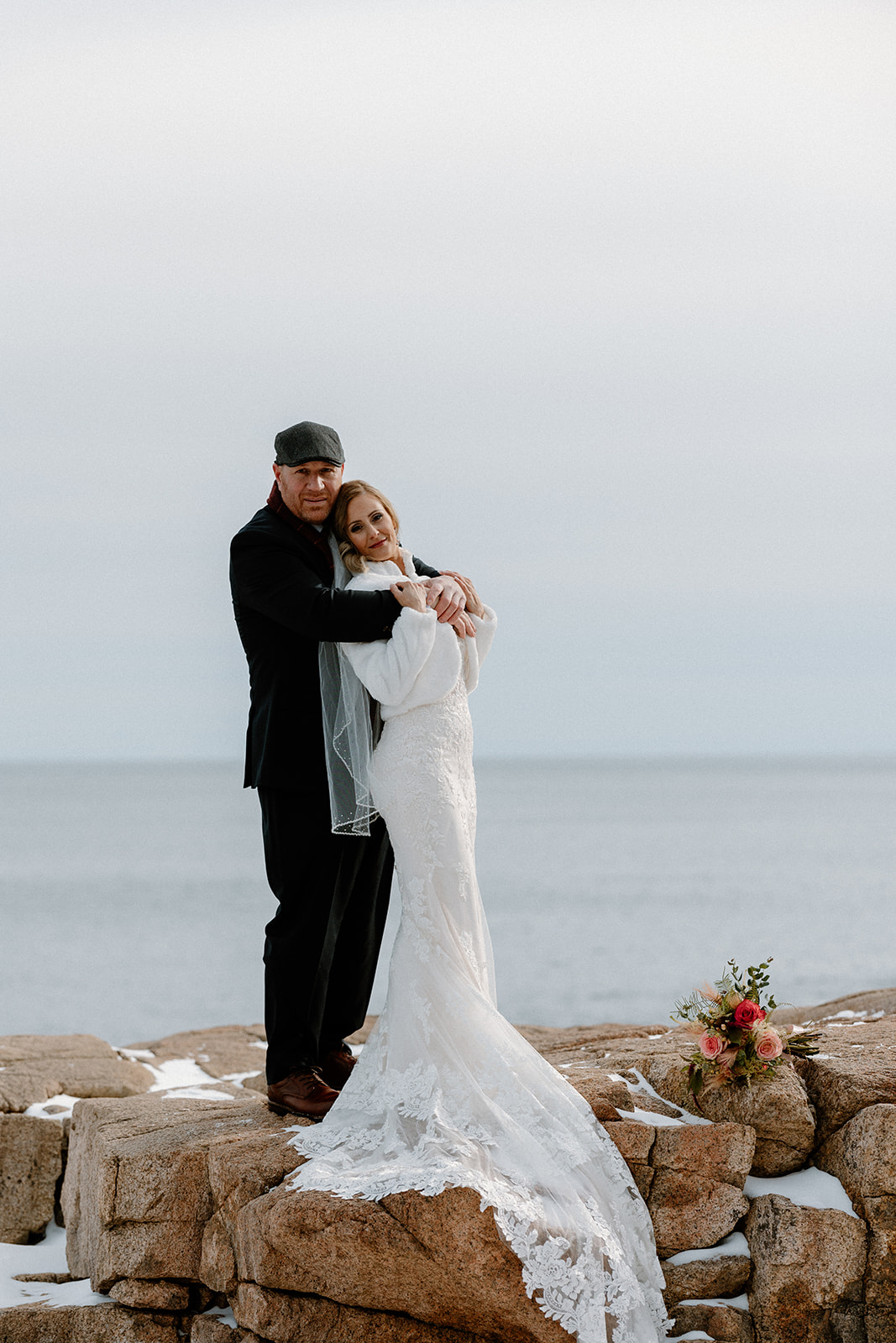 Winter Elopement in Acadia National Park | Rendezvous Elopements ...