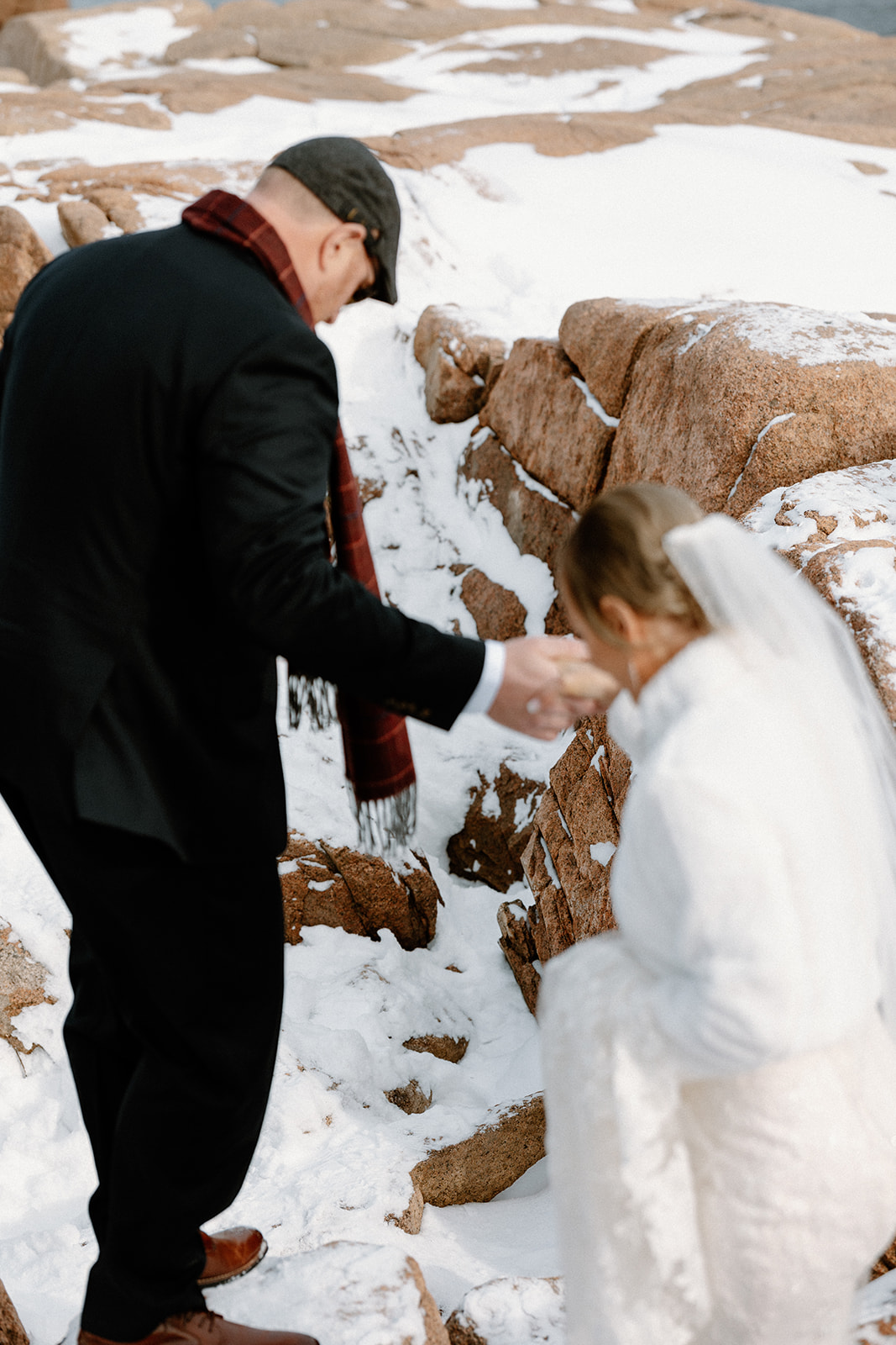 Winter Elopement in Acadia National Park | Rendezvous Elopements ...