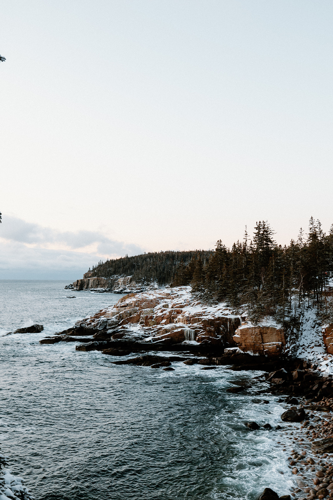 Winter Elopement in Acadia National Park | Rendezvous Elopements ...