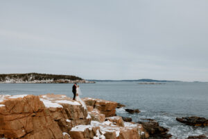 Winter Elopement in Acadia National Park | Rendezvous Elopements ...