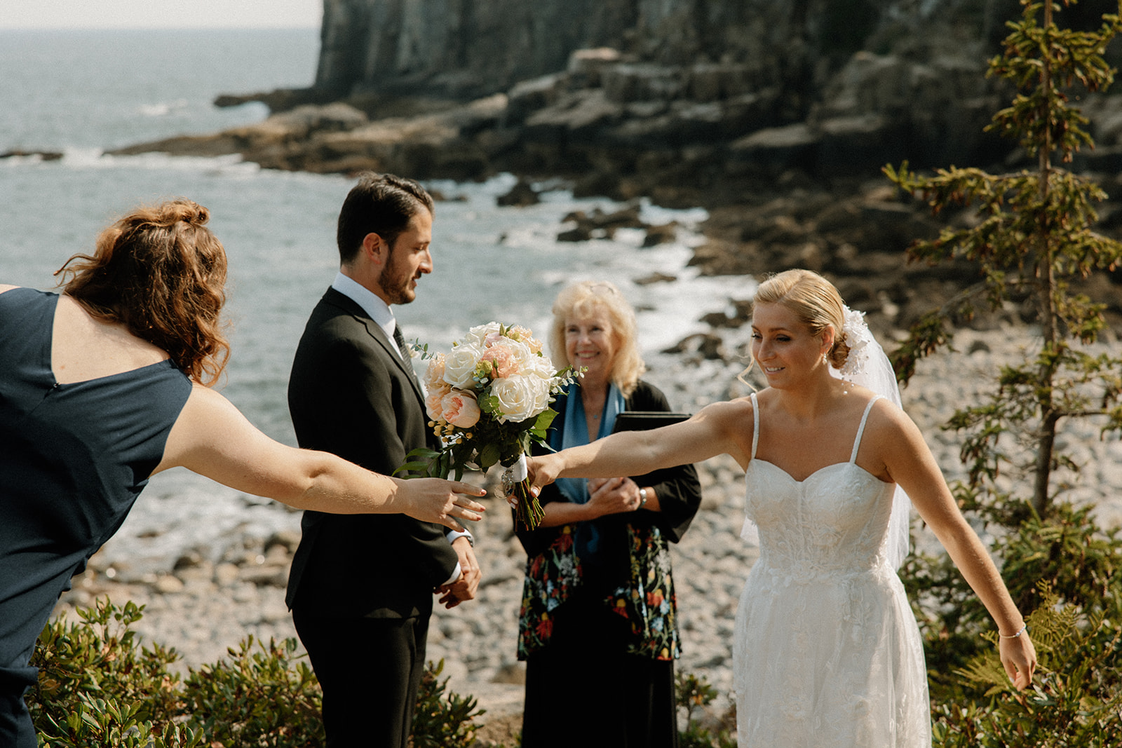 Otter Cliffs Elopement | Rendezvous Elopements | Kate & Justin ...